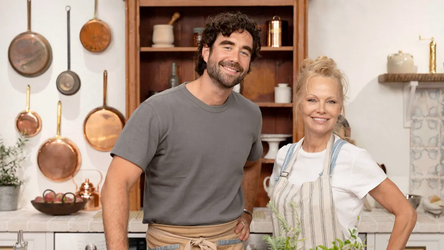 Pamela Anderson Cooks with Gabe Kennedy